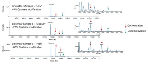 Efficient Non Reduced Mab Subunit Lc Ms Analysis To Screen For Modifications Of Unpaired