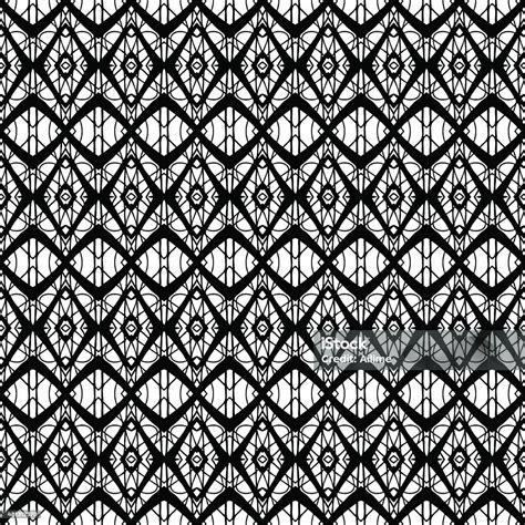Black And White Wallpaper Pattern Stock Illustration Download Image