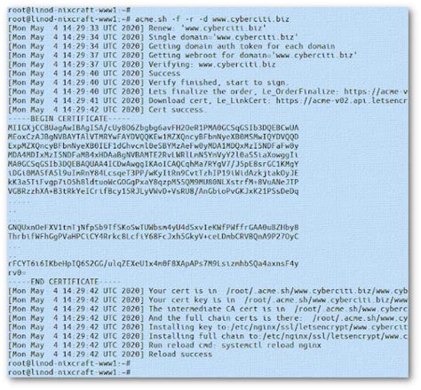 Forcefully Renew Lets Encrypt Certificate On Linux Or Unix Nixcraft