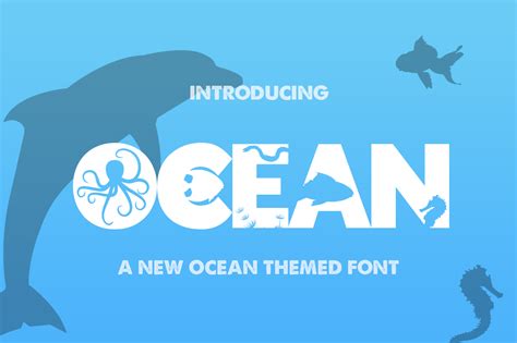The Ocean Font 353459 Regular Font Bundles