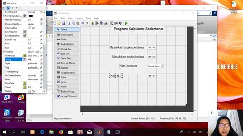 Program Aplikasi Kalkulator Sederhana Menggunanakan Matlab YouTube