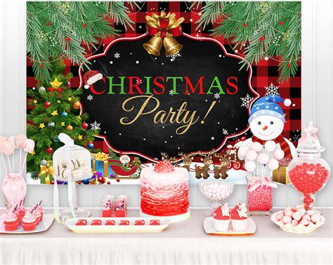 Christmas Party Photography Background Jinger Bell T Snowman Backgr