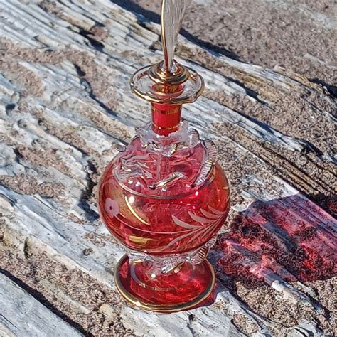 Pink Glass Bottles Etsy