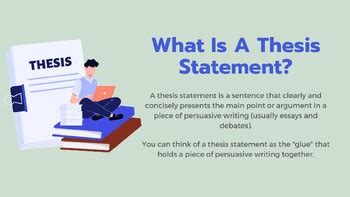 How To Write A Thesis Statment By LitLinks Teaching Emporium TPT