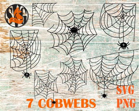 Spider Web Halloween Svg Bundle Digital Download Files For Cricut