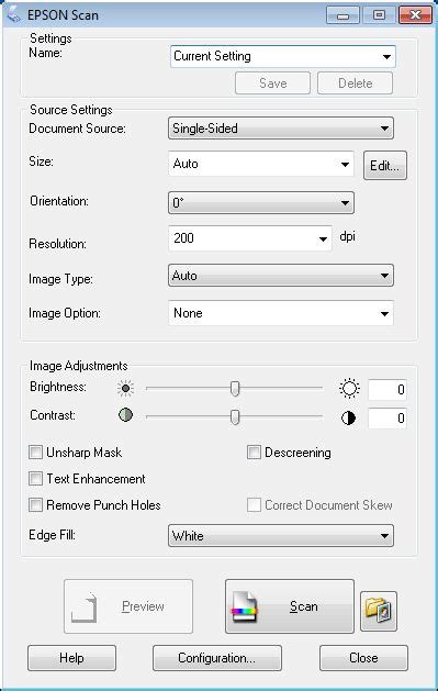 Scanning Using EPSON Scan Scan Epson Hole Punch