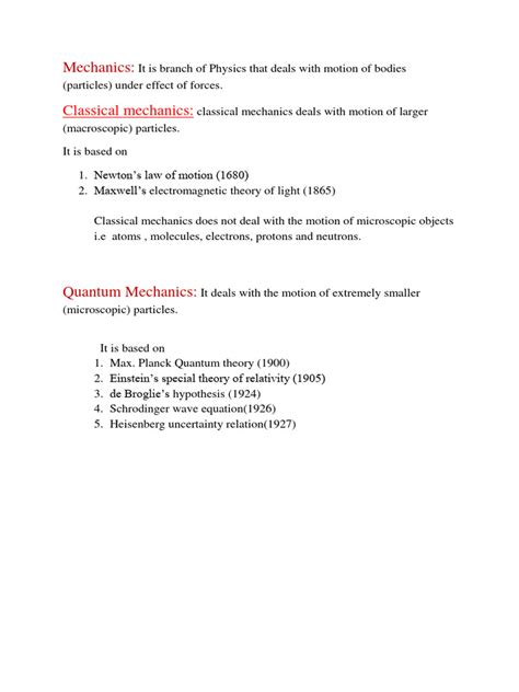 Notes On Quantum Mech Including Introduction Merged Download Free Pdf