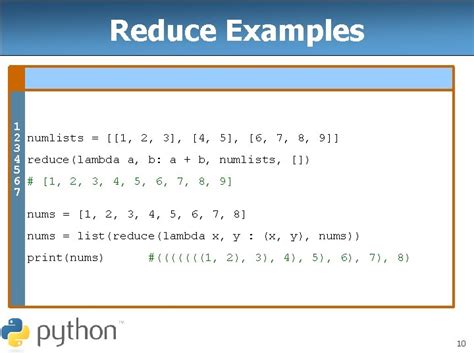 Lambda Functions Map Reduce And List Comprehensions Special