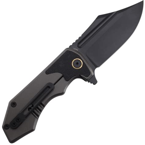 Dc Blades Ceto Dlc Gold Pivot Black Micarta Inlay Sale Knifestock