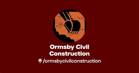 Ormsby Civil Construction Instagram Facebook Tiktok Linktree