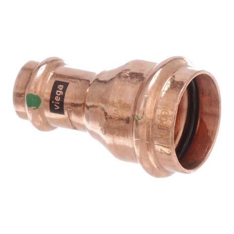 Viega Propress 1 In X 12 In Press Copper Reducer 10 Pack 15603 The Home Depot