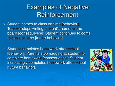 Negative Reinforcement In The Classroom