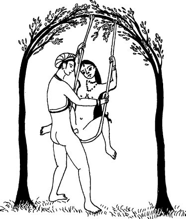 Sex Swing Illustration Sticker TenStickers