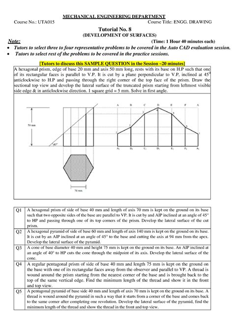 Tutorial Development Of Surfaces A Babe Ff C Ba B MECHANICAL ENGINEERING