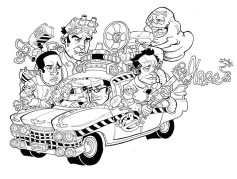 Ghostbusters Coloring Pages Printable Ghostbusters 44 Movies