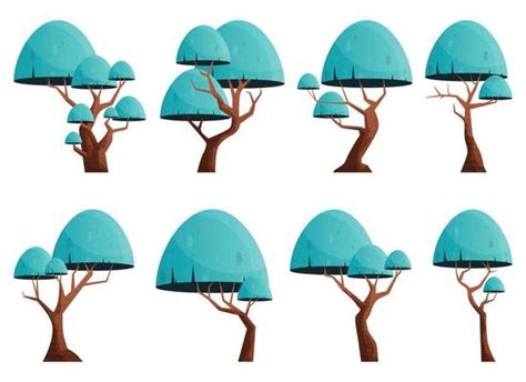 Strong Wind Trees Vector Art Icons And Graphics For Free Download