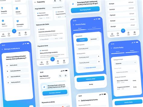 Flashcards Mobile App UI UX Design Behance