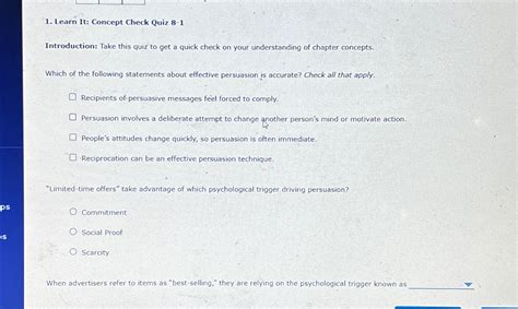 solved learn it concept check quiz 8 1introduction take