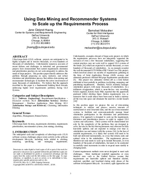 Pdf Using Data Mining And Recommender Systems To Scale Up The Requirements Process