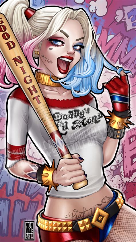 1080x1920 Harley Quinn Fan Art 4k Iphone 76s6 Plus Pixel Xl One