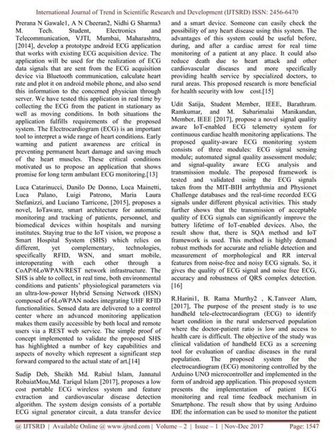 Real Time Ecg Monitoring A Review Pdf