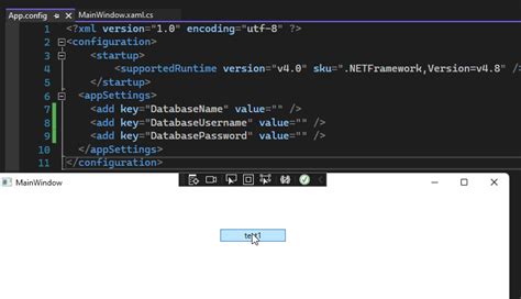 Wpf Application Modify The Appconfig File From Compiled Application