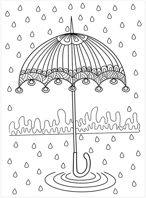 Coloriage Parapluie Grenouille Télécharger Et Imprimer Gratuit Sur Coloriageenfantcom