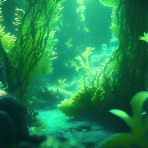 Premium Ai Image Algae Image Created By Ai
