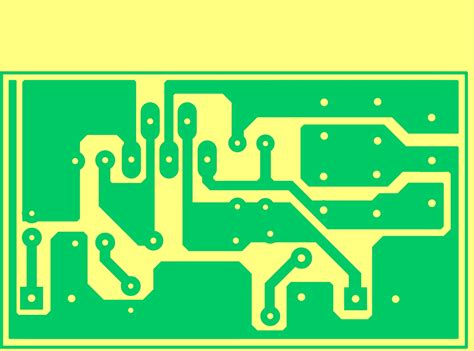 PCB Layout Power Amplifire TDA 2030 Versi Standard BLOGKAMARKU