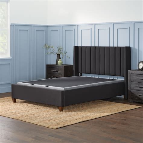 Brookside Adele Black King Upholstered Bed At