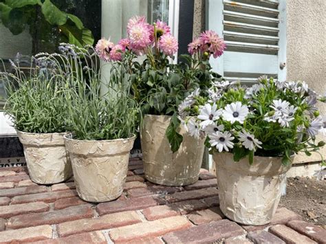 How To Make Diy Faux Stone Planters The Easy Way