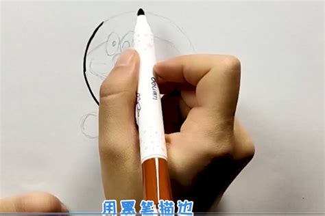 机器猫简笔画 天奇生活