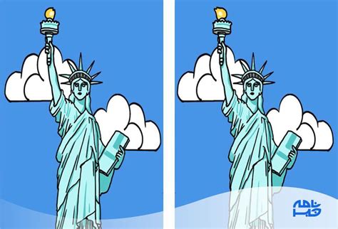 آیا می توانید ۳ تفاوت مجسمه را تشخیص دهید؟