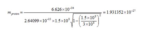 Primary Particle The Relation Of Particle Mass To Its Velocity And Wave Length Or Frequency