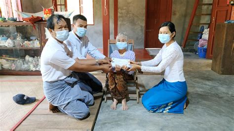 မင်းလှ၌ အသက် ၈၅ နှစ်အထက် ဘိုးဘွားများအား လူမှုရေးပင်စင်ထောက်ပံ့ငွေများပေးအပ် Information And