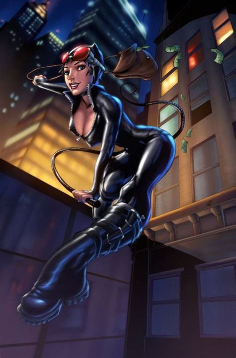Spectacular Illustrations By Victor Bartlett Cruzine Catwoman Catwoman Comic Comic Babes
