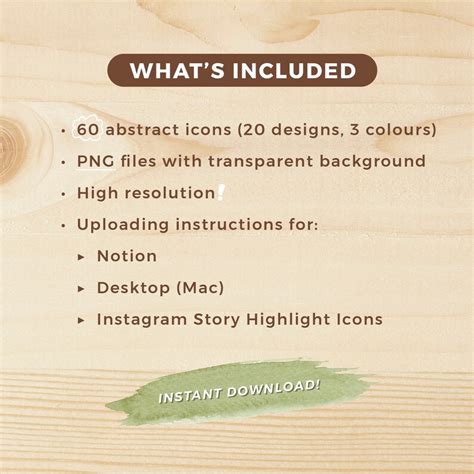 notion icons abstract icons digital icons desktop icons etsy