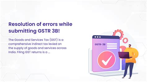 Resolution Of Errors While Submitting Gstr 3b