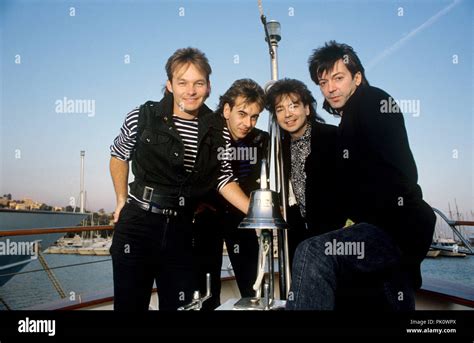 Cutting Crew Mit Sänger Nicholas „nick“ Van Eede On 06 02 1987 In Sanremo Usage Worldwide