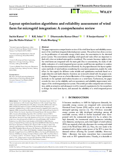 Pdf Layout Optimisation Algorithms And Reliability Assessment Of Wind