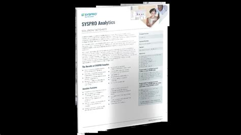 Syspro Analytics Syspro Philippines