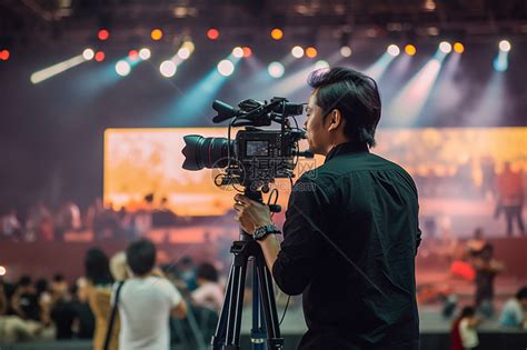 摄影师拿着摄像机高清图片下载 正版图片600158965 摄图网