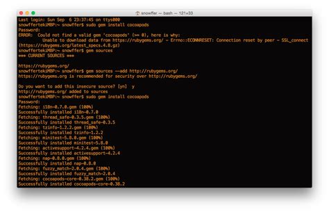 Xcode 如何使用cocoapods 冷编程 Segmentfault 思否
