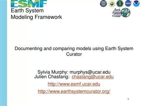 PPT Earth System Modeling Framework PowerPoint Presentation Free