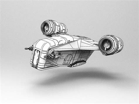 Mandalorian Razor Crest Papercraft Artofit