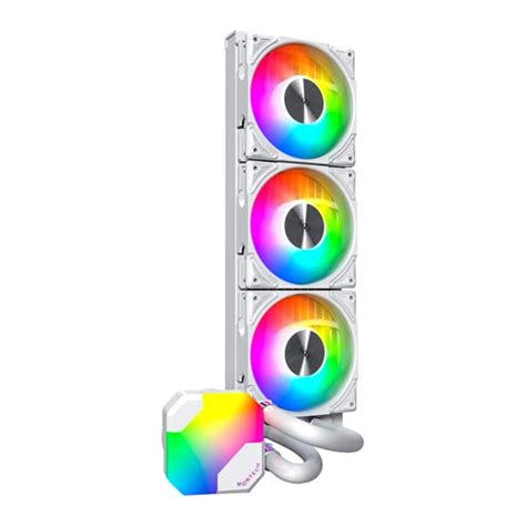 Montech Hyperflow Argb 360 All In One 360mm White Intel Amd Cpu Water