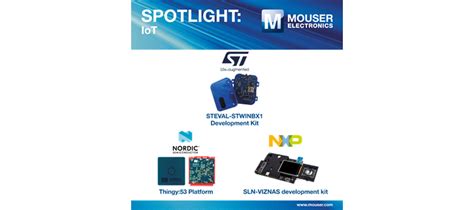 Mouser Offers A Wide Range Of Development Kits To Speed Iot Prototyping