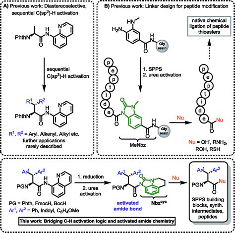A Sequential Csp³h Activation12ab13 B Linker Design For