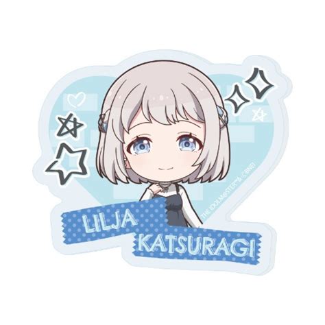 [25년 07월 발매] 학원 아이돌 마스터 A3 스트리트 패션 시리즈 미니 캐릭터 아크릴 플레이트 네임 뱃지 카츠라기 릴리야 가쿠마스 게임 명찰 공식 굿즈 ~25
