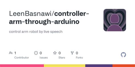 Github Leenbasnawicontroller Arm Through Arduino Control Arm Robot By Live Speech